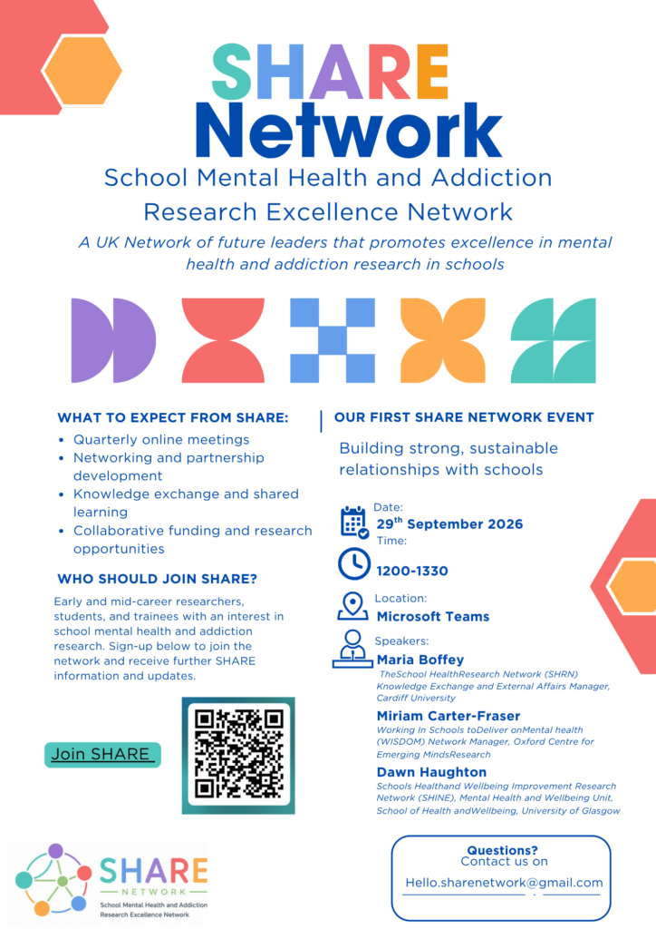 SHARE Network: School Mental Health and Addiction Research Excellence ...